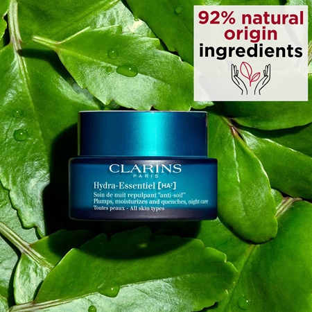 Clarins Hydra-Essentiel [HA²] Night Cream nawilżający krem na noc z ...